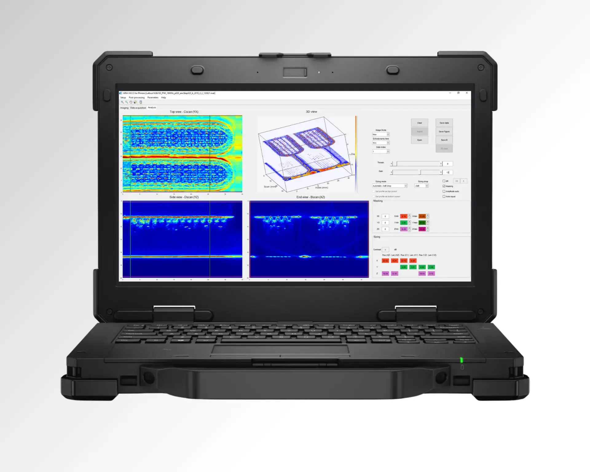 Aria – FMC/TFM software – TPAC - Unique In NDT